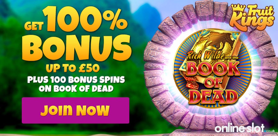 Fruit Kings Casino Review | £50 Bonus + 100 Bonus Spins