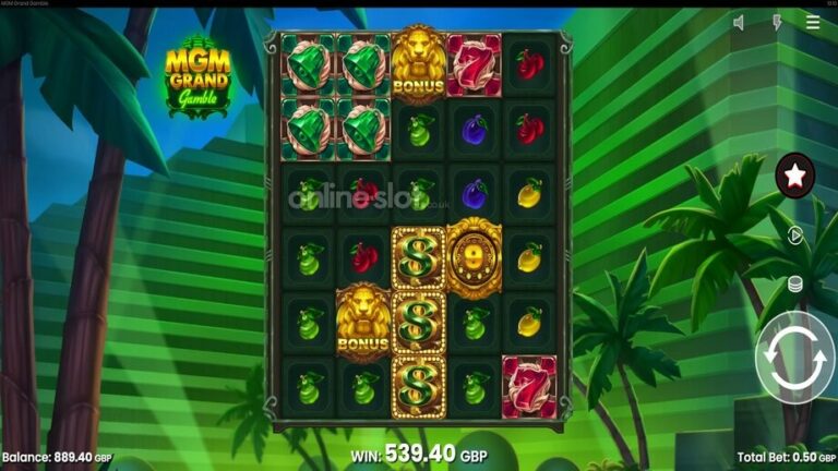 MGM Grand Gamble Slot | Review + Demo | Push Gaming