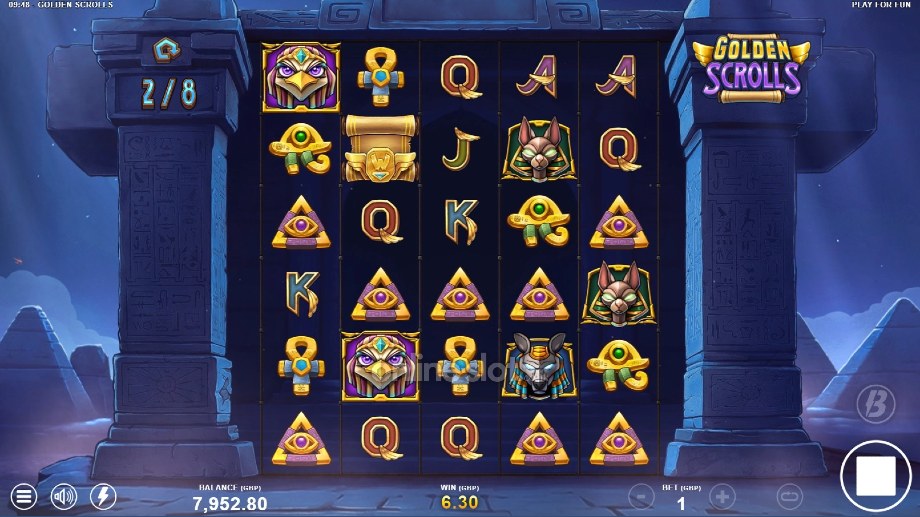 Golden Scrolls Slot | Info, Review + Play Demo | Slotmill