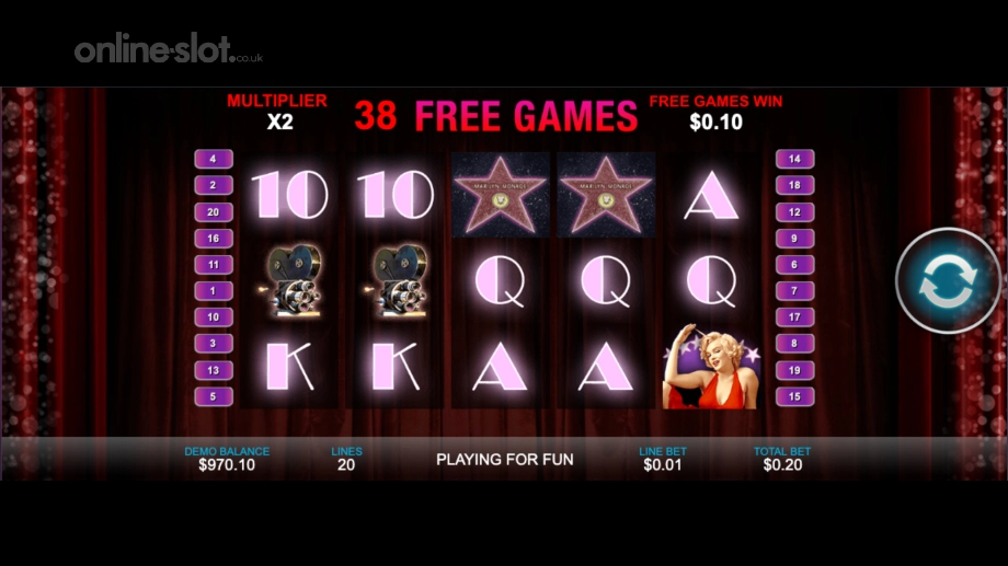 Marilyn Monroe Slot | Demo and Review 2026 (Playtech)